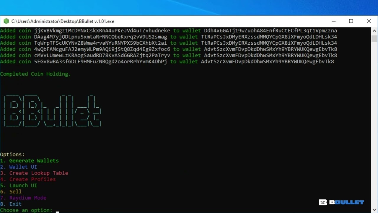 BBullet Bundler Tutorial
