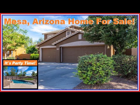 Mesa AZ home with pool for sale | Arizona real estate market | Mister Rogers Homes | Arizona life.