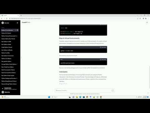 run python command line windows