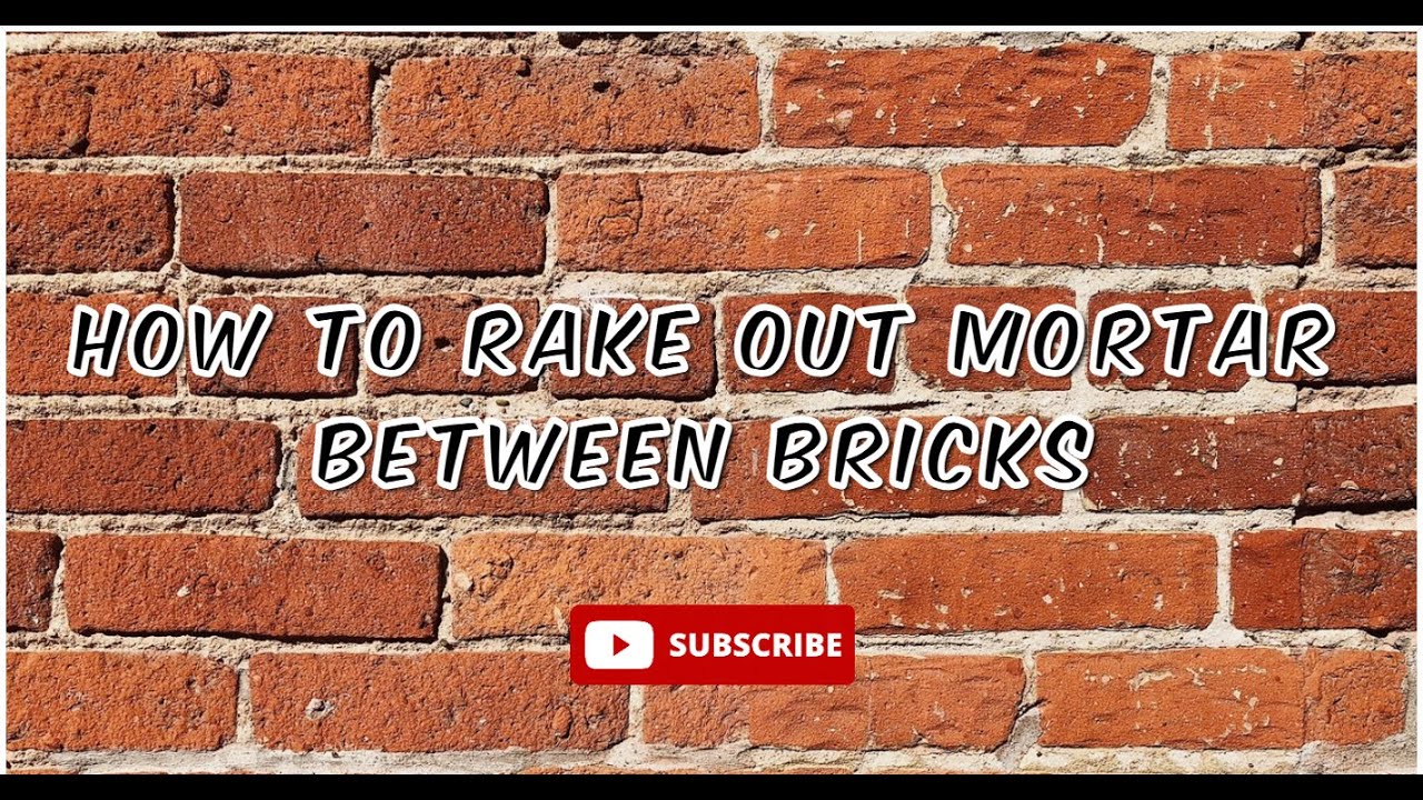 How to rake out / Remove mortar between bricks. Tools, PROS & CONS