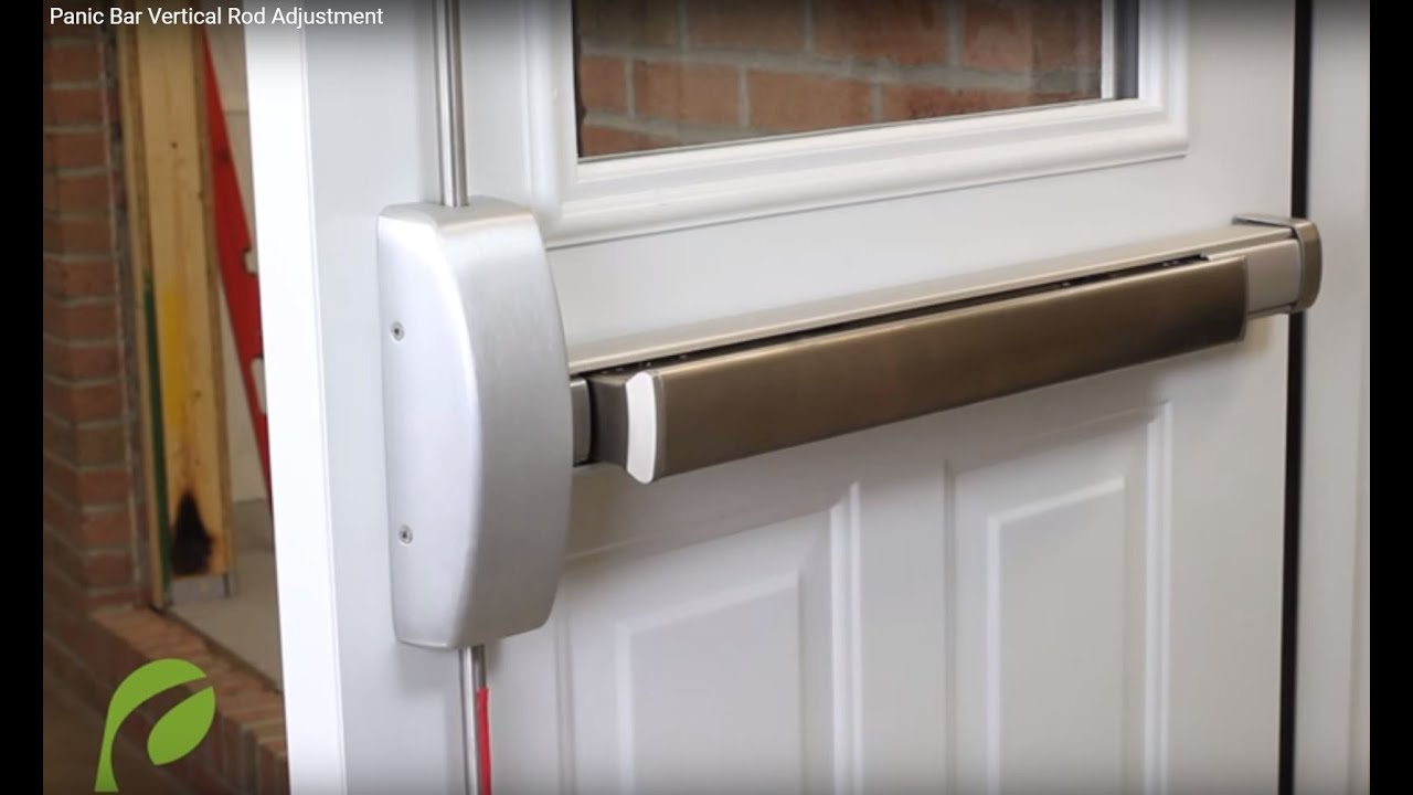 Panic Bar Vertical Rod Adjustment