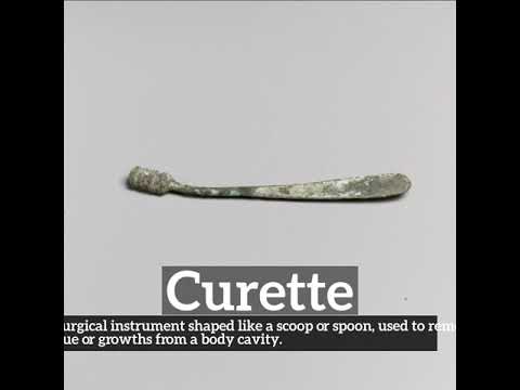 How Does Curette Look? | What is Curette? | How to Say Curette in English?