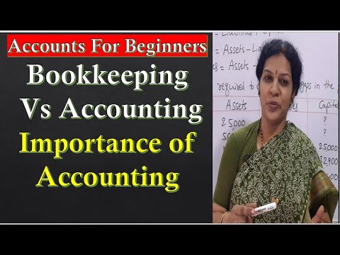 2. Book Keeping Vs Accounting - Importance of Accounting