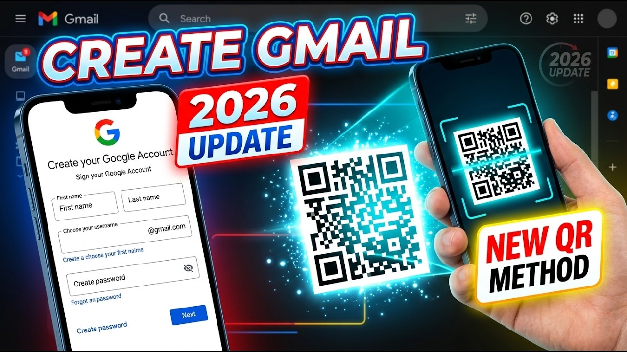How to Create Gmail Account (2026 Update) | New QR Scan Method Explained