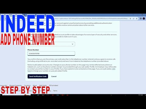 ✅ How Add Phone Number In Indeed Account 🔴