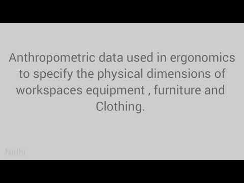 What is Anthropometry ? #anthropometric