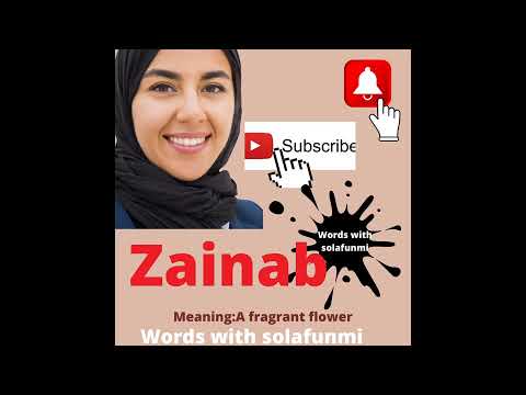how to pronounce Zainab, meaning#nameideas#pronounciation#baby#islamic