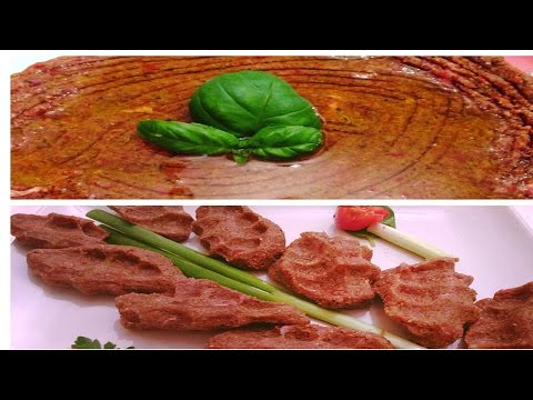 How To Make Lebanese Kibbeh Nayeh & Frakeh - طريقة تحضير الكبة النية والفراكة اللبنانية #RAW MEAT