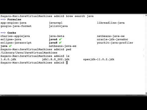 How to install java jdk in mac terminal Install open jdk manually