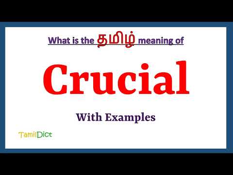 Crucial Meaning in Tamil | Crucial in Tamil | Crucial in Tamil Dictionary |
