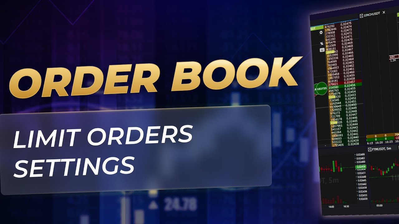 Limit Orders Settings in CScalp| Order Book Guide
