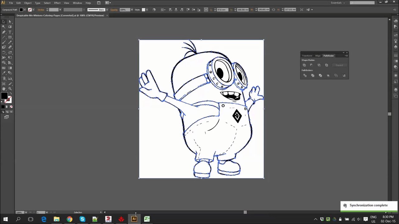 Exporteren van ai vector bestand voor import in Laserworks