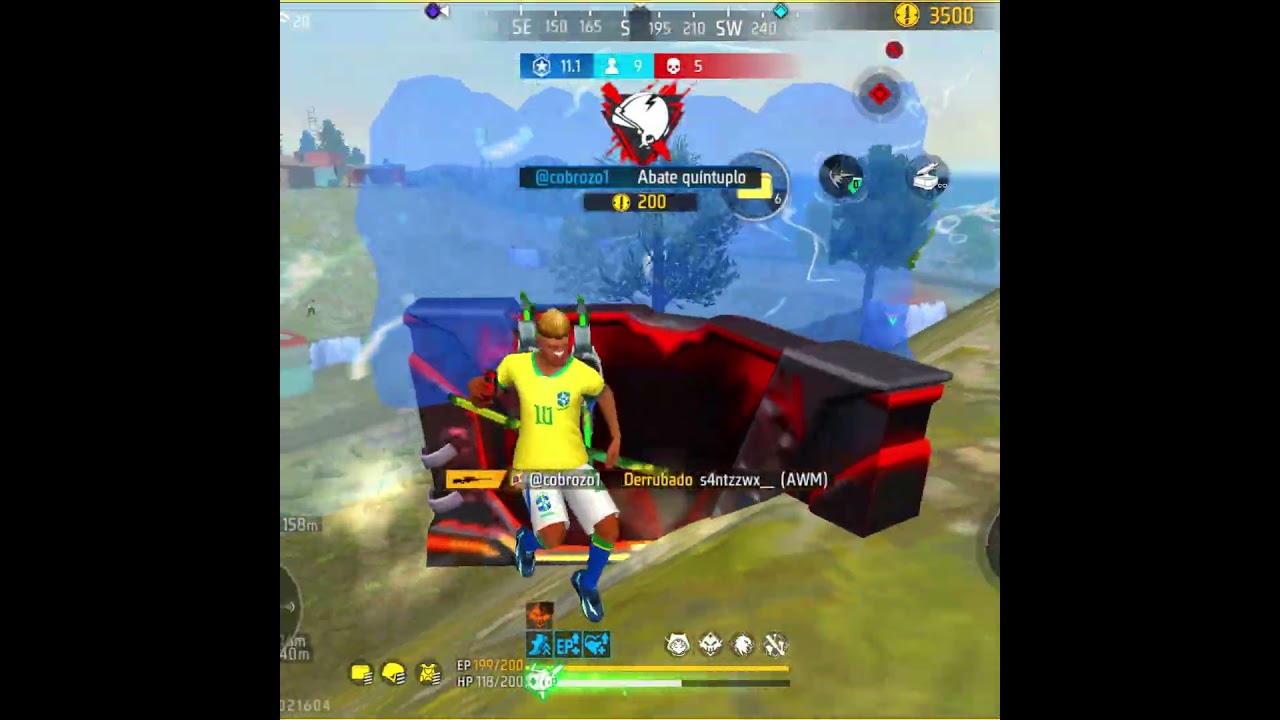 SKIN DO NEYMAR NO FREEFIRE