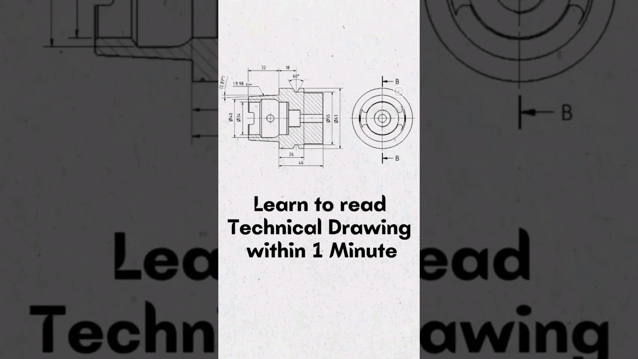 How to Read Technical Drawing (GD&T) #engineering