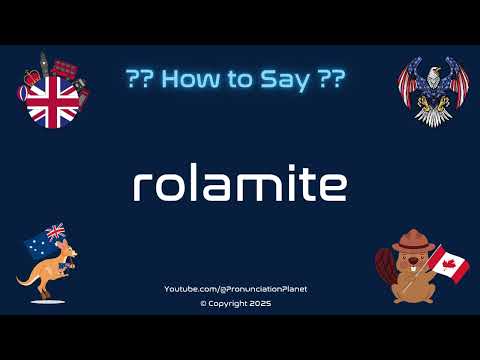 ๐ ๐ฃ๏ธ How to Pronounce rolamite? (CORRECTLY) | Pronunciation Planet