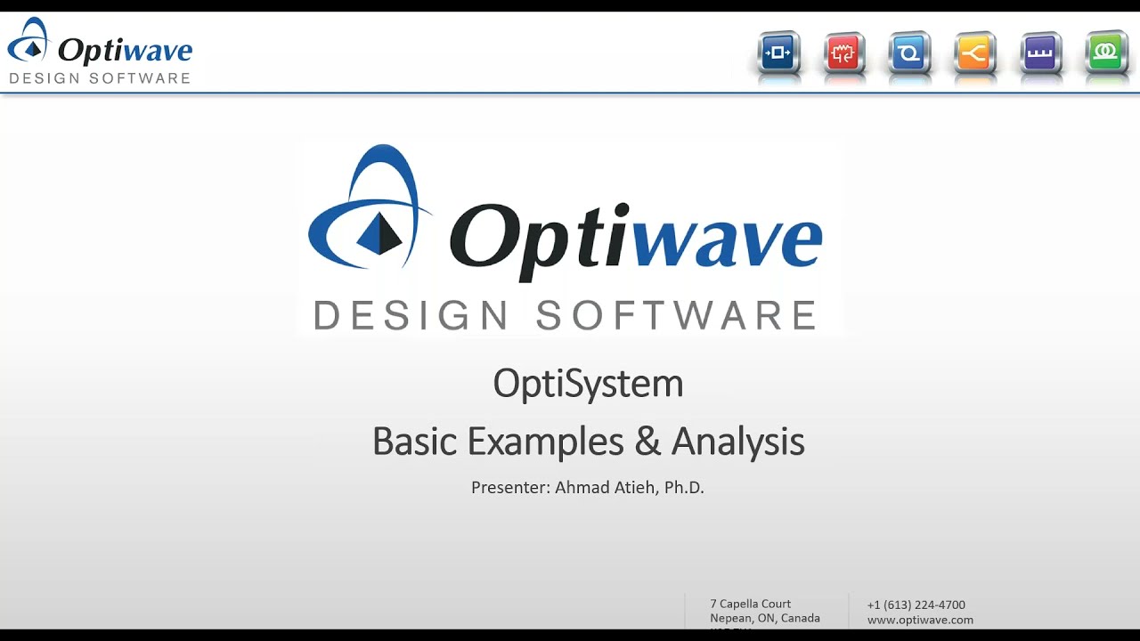 OptiSystem  Basic Examples & Analysis