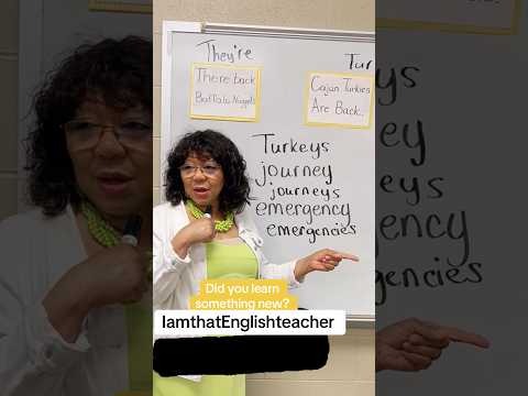 Words ending in “y” Turkeys but Emergencies - What’s the rule? #grammareducator #grammar