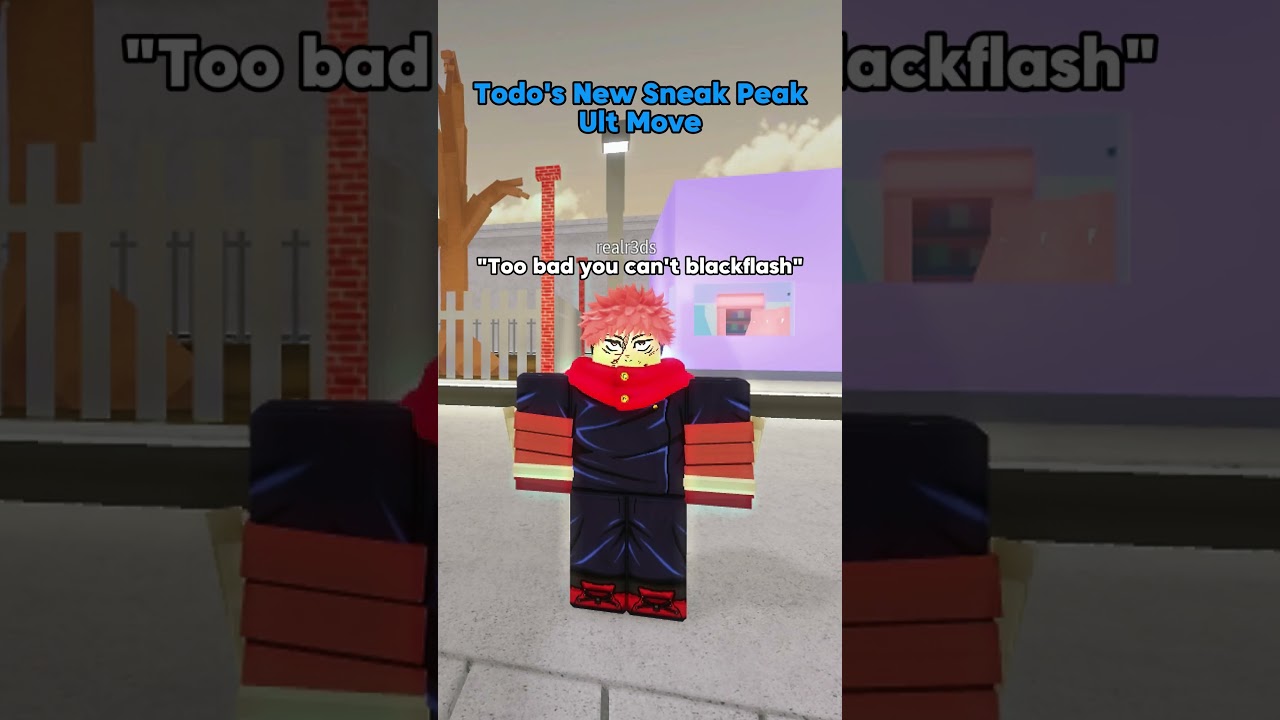JJS Todo's New Move Sneak Peak (Jujutsu shenanigans) #roblox #gaming