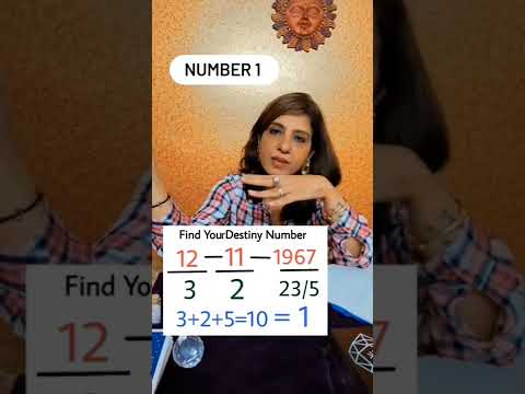 How to find my destiny number according to a numerology #foryou #shorts #short #astrology