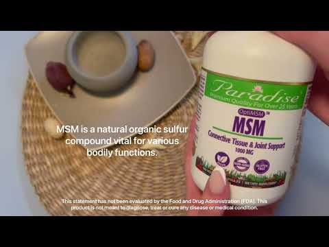 Paradise Herbs OptiMSM - 90 Vegetarian Capsules