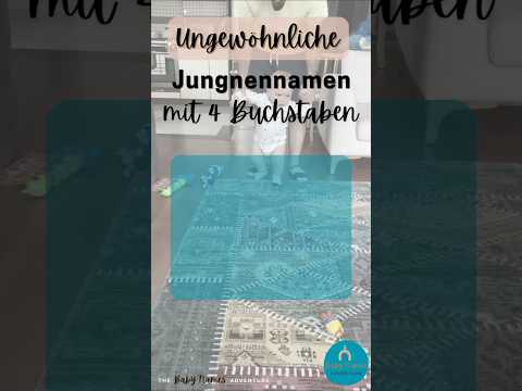 Ungewöhnliche Jungennamen mit 4 Buchstaben. Deine tägliche Namensinspiration#babynamen