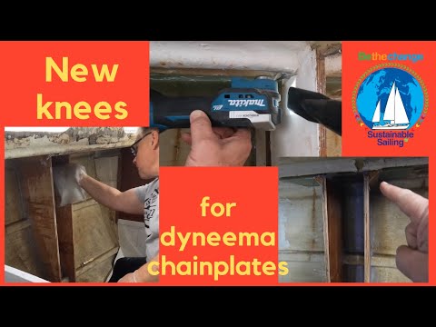 New Video: Building new knees for our new dyneema cap shroud ...