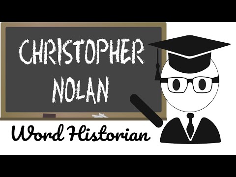 Etymology of Christopher Nolan and Tenet