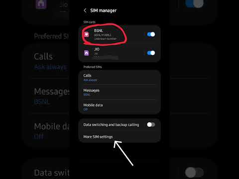 Unknown SIM card number | Android