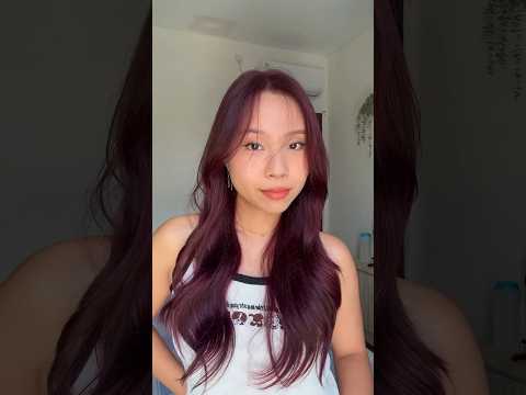 Plum Red x Cranberry Red🫱🏻🫲🏼 #hair #hairdye #hairstyle #haircolor