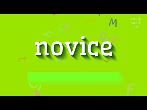 How to say "novice"! (High Quality Voices)