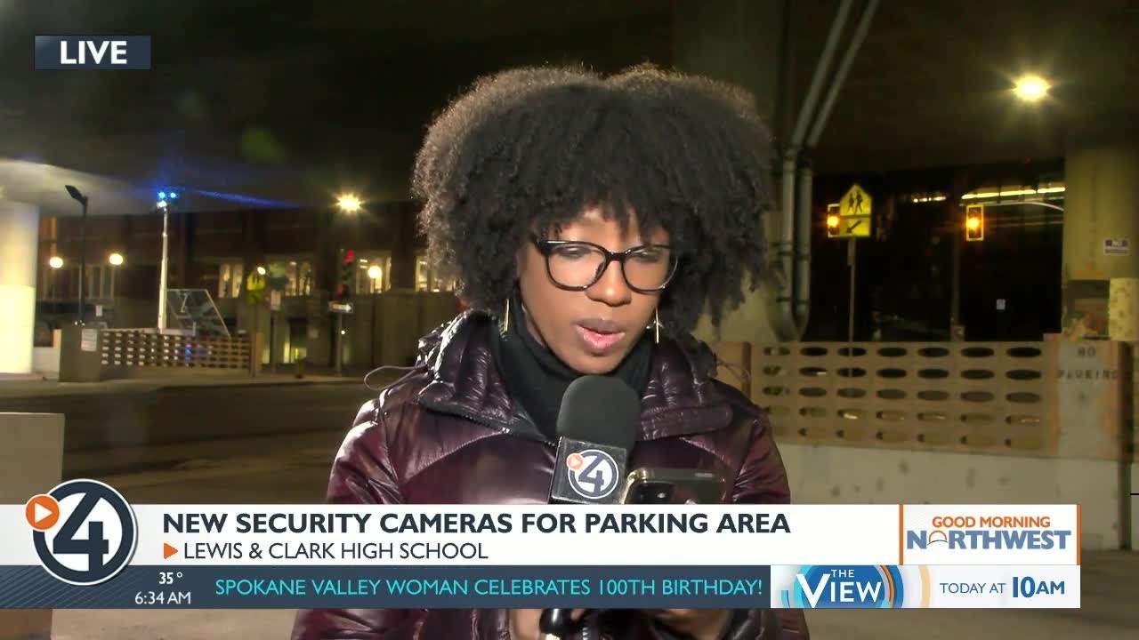 New security cameras for parking area