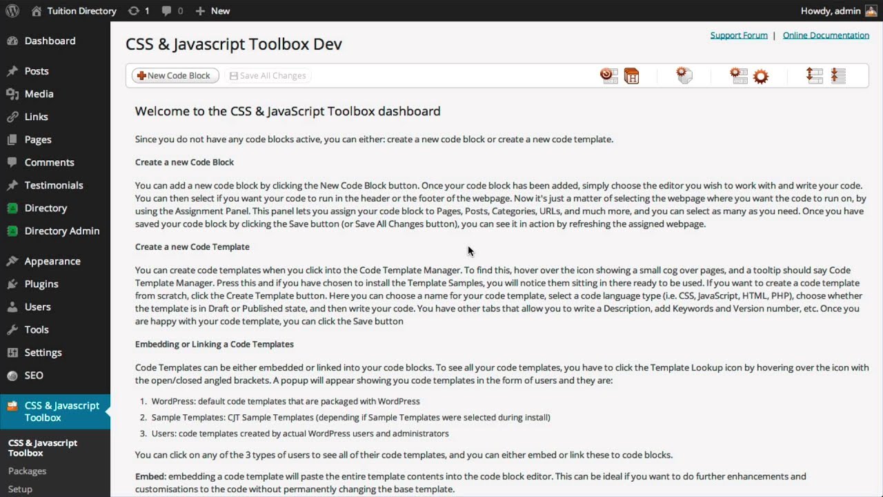Export and Import feature for CJT Pro & CJT Dev