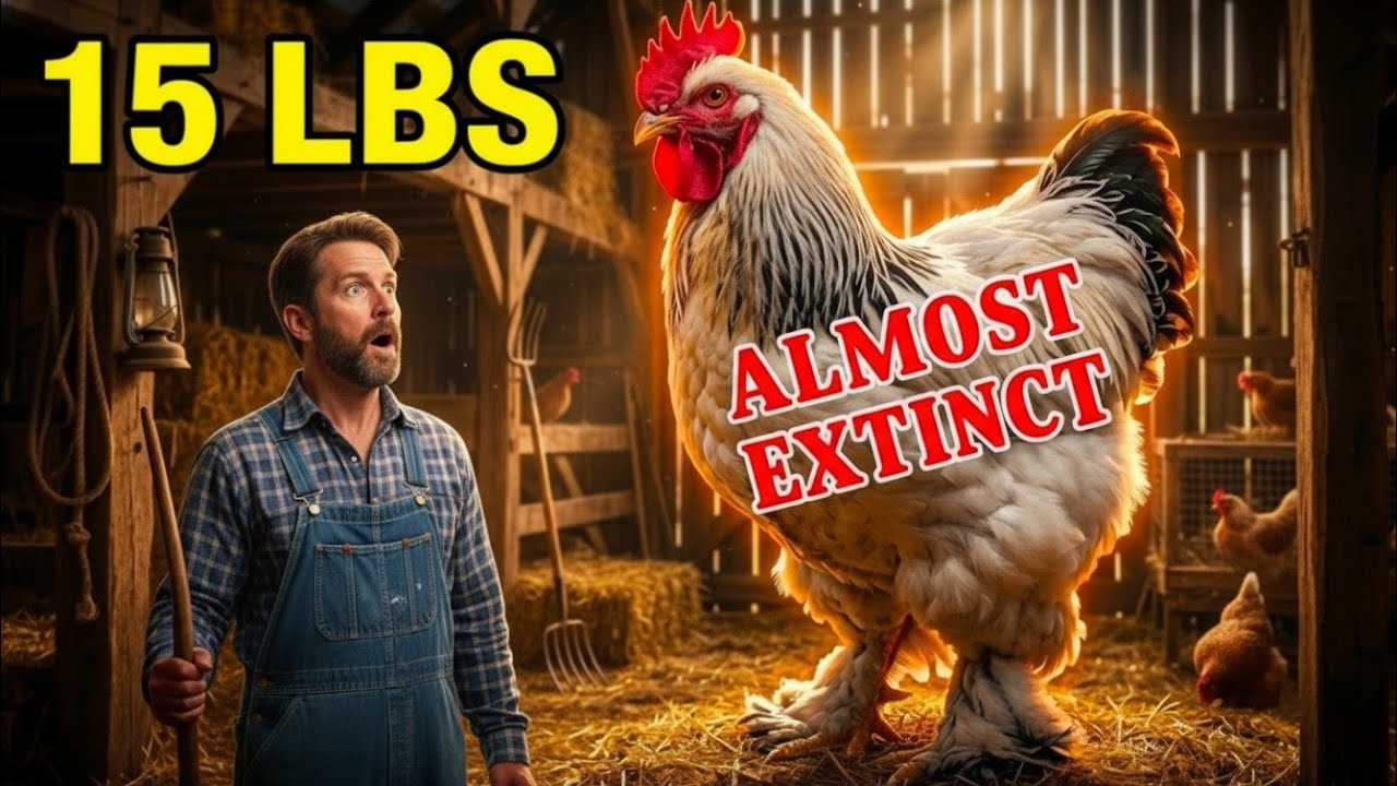 9 MONSTER Chickens That Lay EVERY DAY and Weigh 15 LBS - Almost EXTINCT 