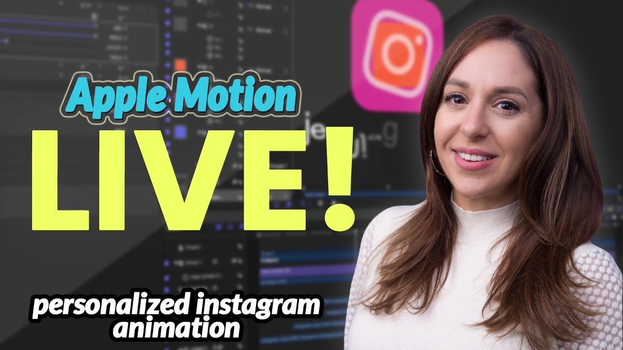 Apple Motion Tutorial - LIVE!!!