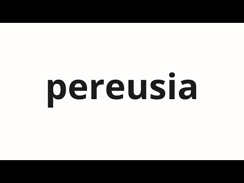 How to pronounce pereusia | 페르시아 (Persia in Korean)