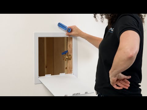 Installing a Plastic Access Door on Drywall