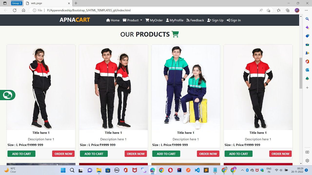 Ecommerce Template design using bootstrap | E-Commerce template overview | Web template design using
