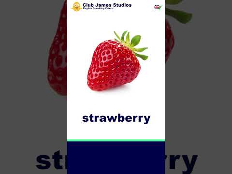 English Vocabulary for Kids - RED FOOD