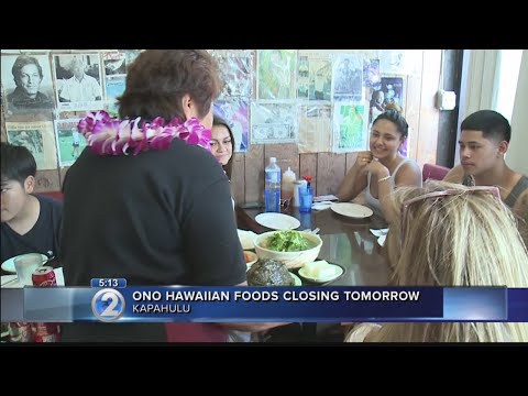 Ono Hawaiian Foods says aloha, mahalo after 57 years