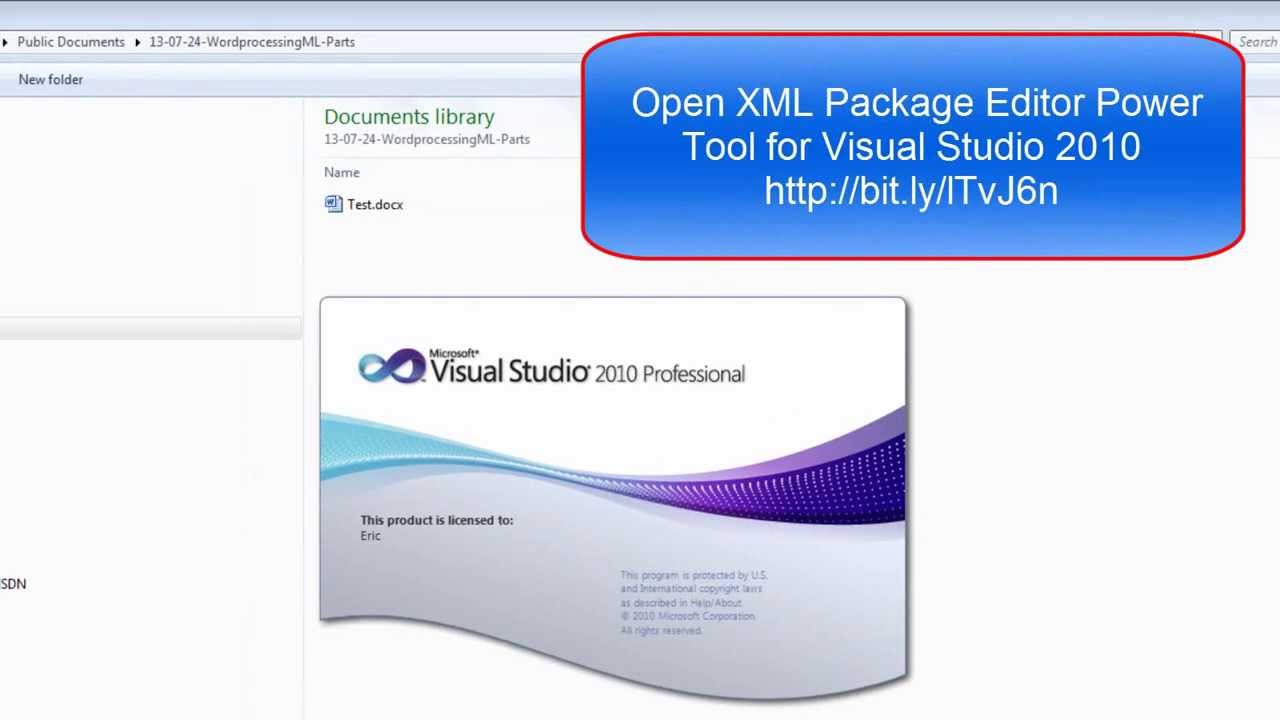 WordprocessingML Parts