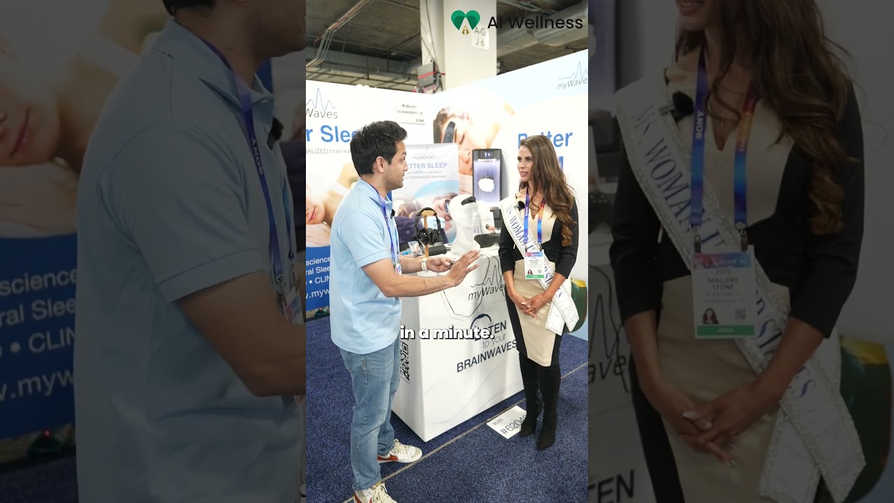 Unlocking Better Sleep with AI & Brainwave Technology | MyWaves Tech at CES 2025 | Teaser