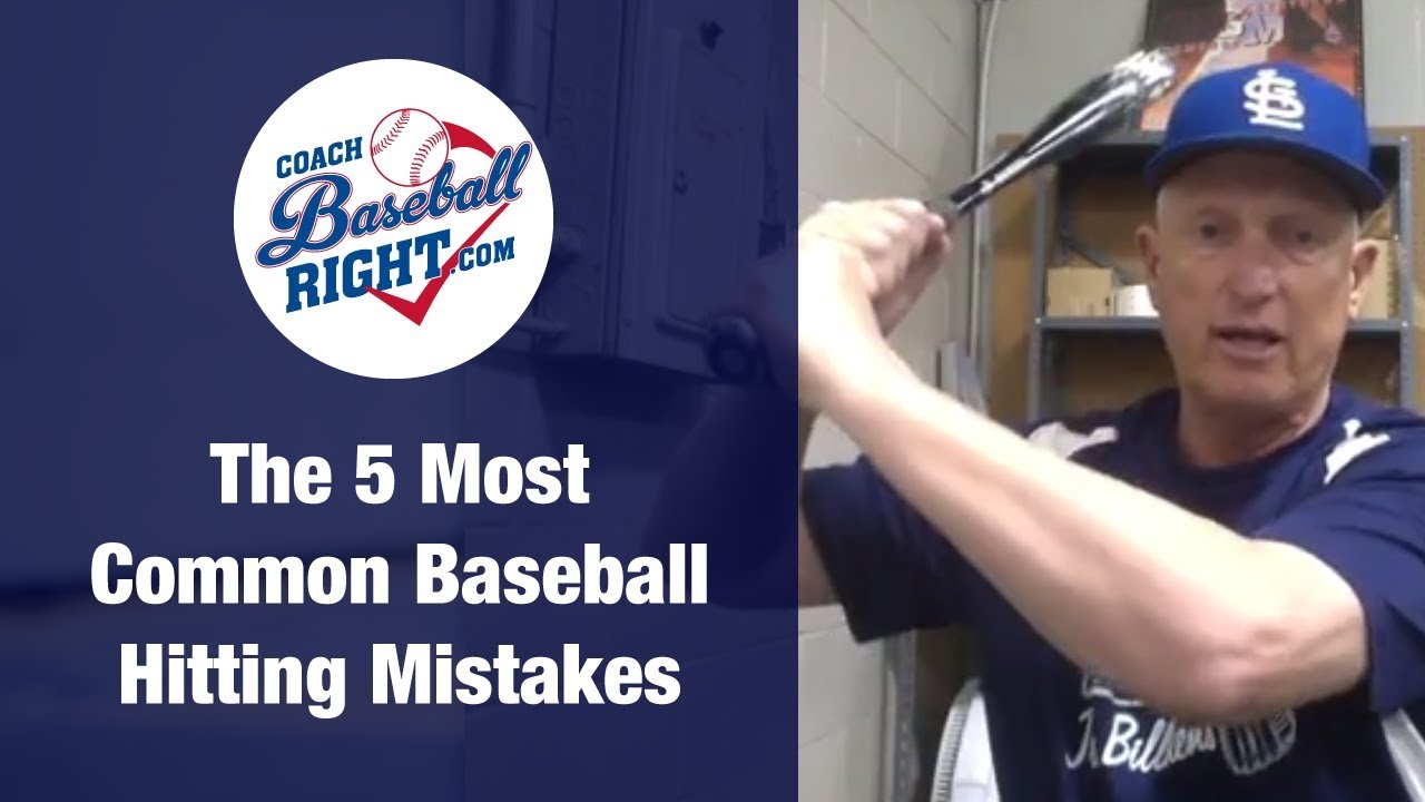 5 Common Mistakes in Baseball Hitting | Proper Baseball Hitting Instruction