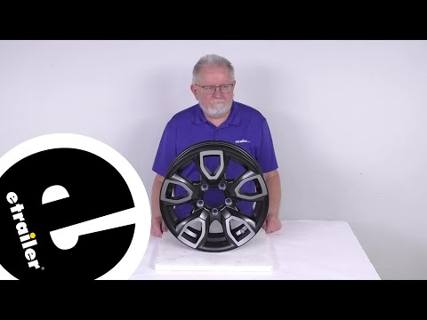 etrailer | Detailed Breakdown of the Aluminum AM03 Series Matte Black Machined Trailer Wheel