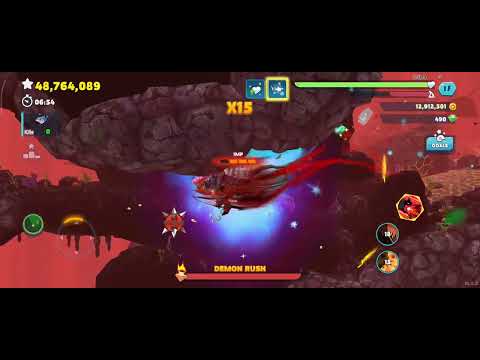 Hungry Shark Evolution - Leviathan Gameplay - The First Demon Tier Shark