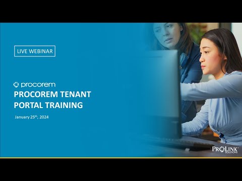 Quarterly User Training 2024 - Procorem Tenant Portal