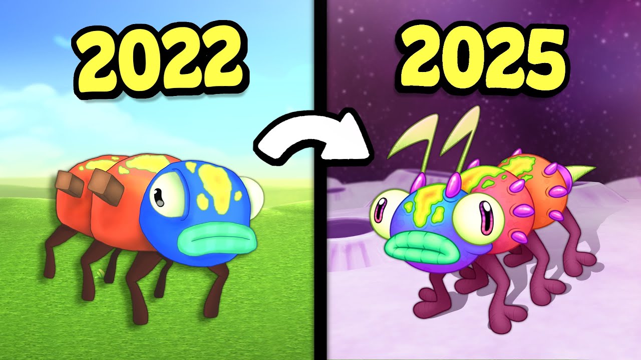 I Redesigned My Old Monsters
