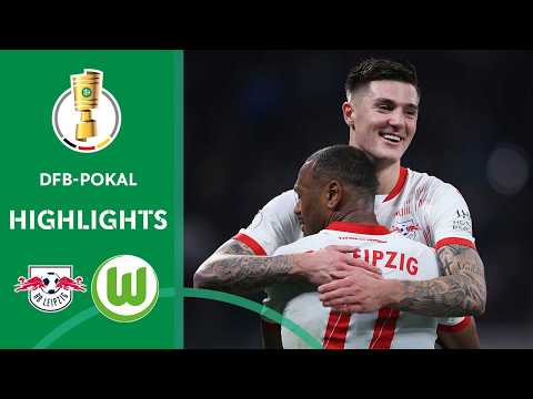 Leipzig Marches On To The Semifinal! | RB Leipzig vs. VfL Wolfsburg 1-0 | Highlights | DFB-Pokal