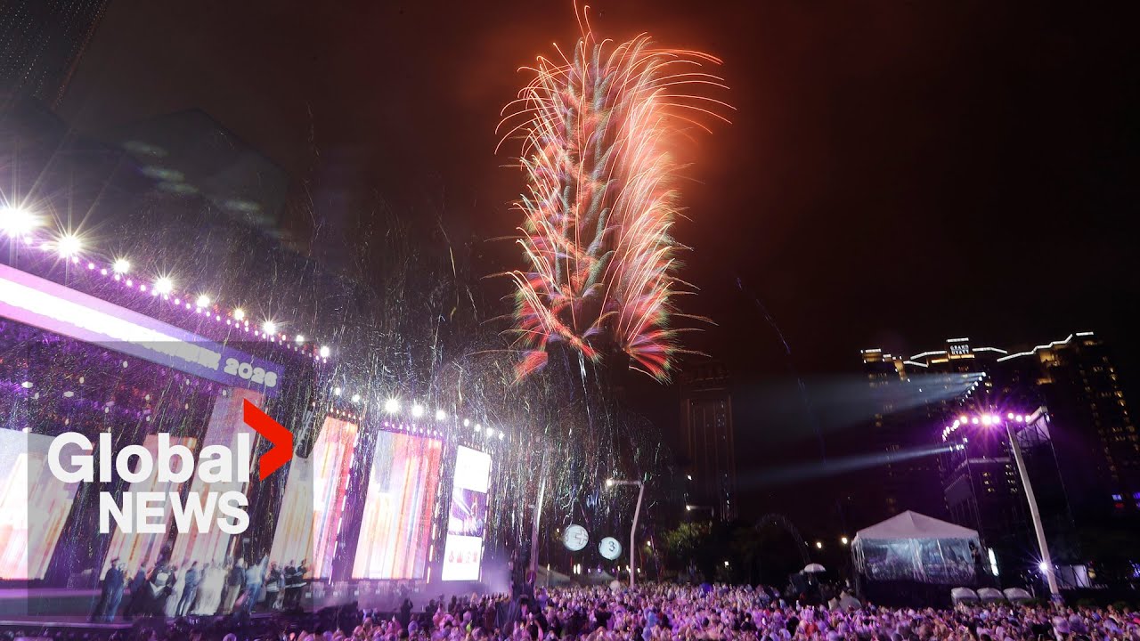 New Year's 2026: Taiwan puts on spectacular fireworks show over Taipei 101 Tower