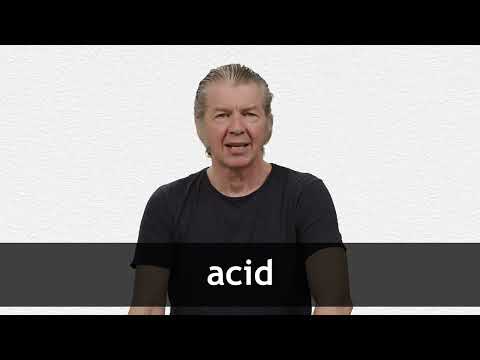 ACID 释义 | 柯林斯英语词典