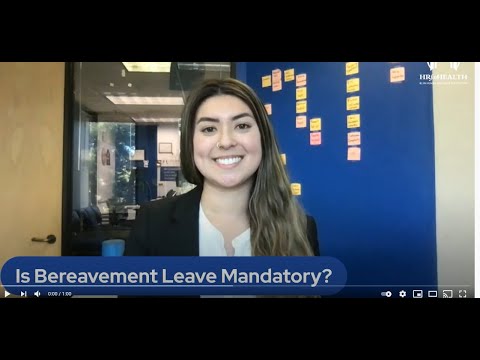 HR Question of the Week - Is Bereavement Leave Mandatory?